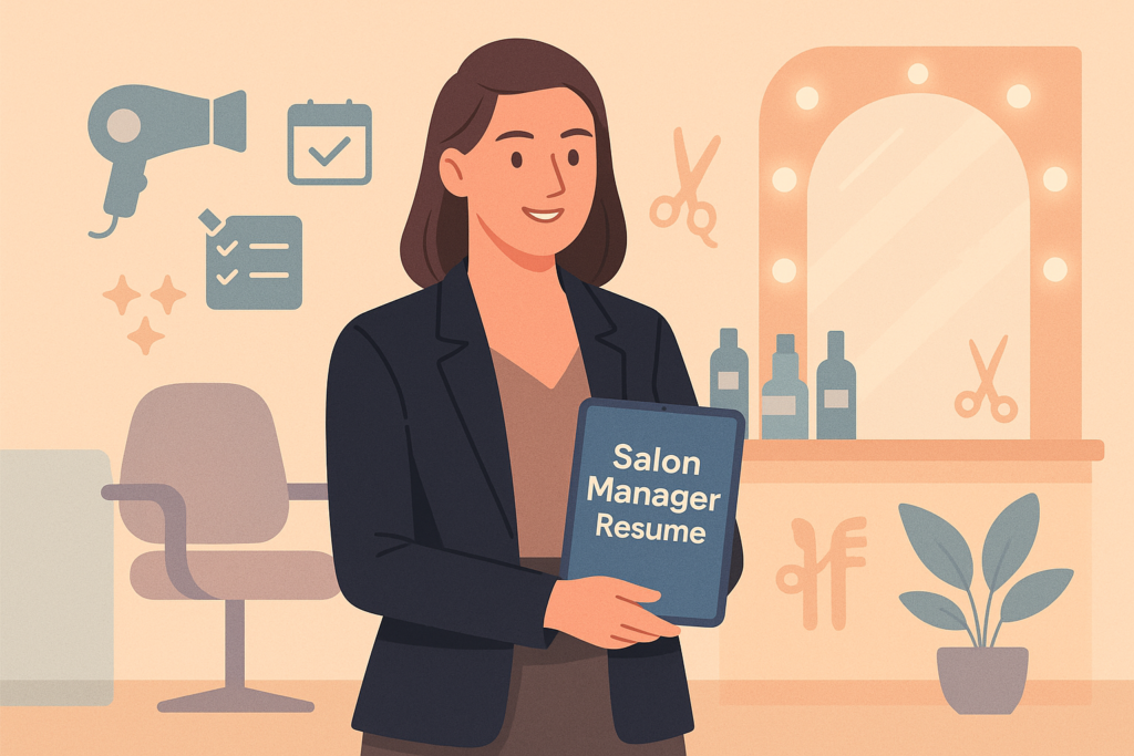 Salon Manager Resume: Examples, and Expert Writing Tips - My Resume Star